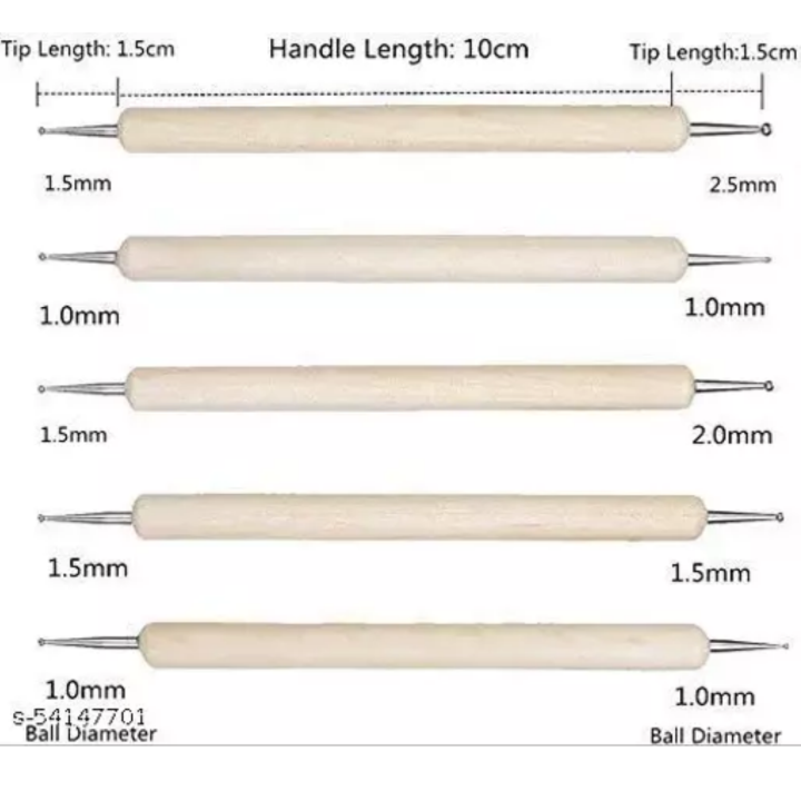 Dotting Tool for Mandala Art Painting Set & Nail Art Design - 5 Pieces ...