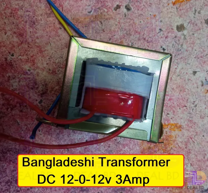 Bangladeshi Transformer 12-0-12v 3Amp Input AC 220V 50Hz Output DC 12 ...