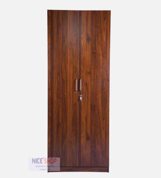 Cherry 2 doors Compact Almirah, Partex MDF Laminated Board Secure 2 ...