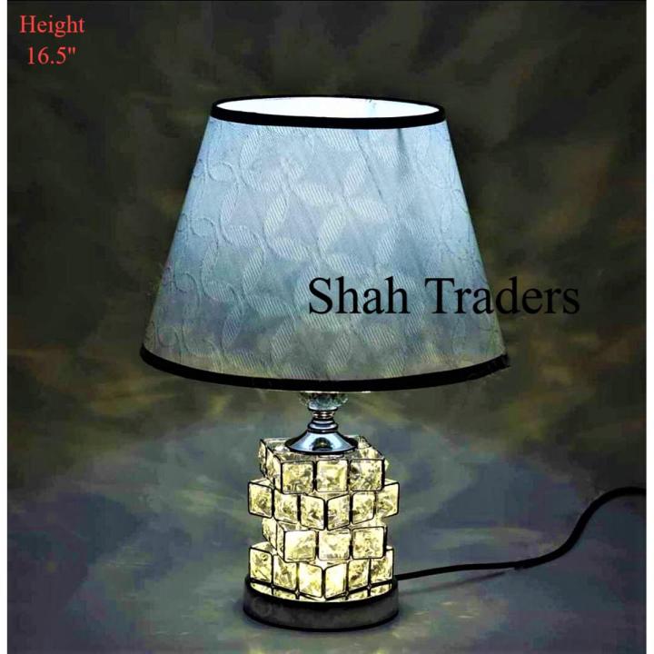 Crystal Table Lamp Modern Style Decorative Table Lamp for Living Room ...