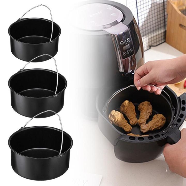 【Hot New Release】 Cake Air Fryer Accessories Air Frying Pan Fryer Bread ...