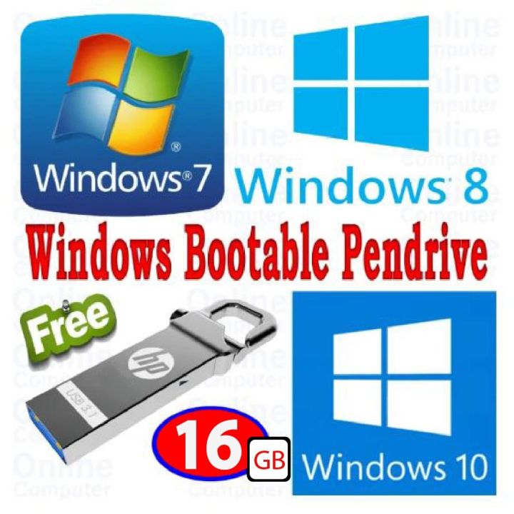 Windows Bootable Pendrive With Multi Windows 7 8 10 Auto Active Key And ...