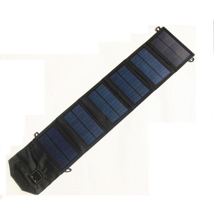 5V 15W USB Solar Charging 5 Folding Board Portable Waterproof Power ...
