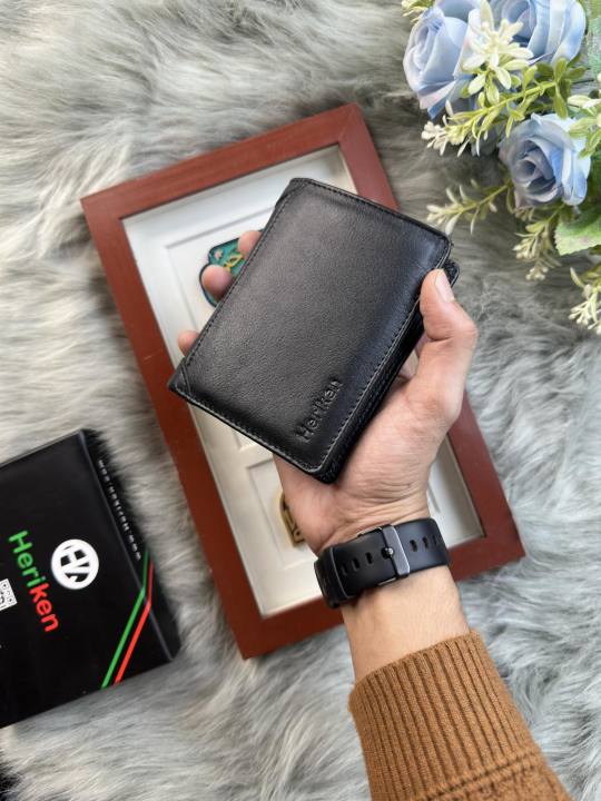 Black & Brown Leather Wallet | Daraz.com.bd