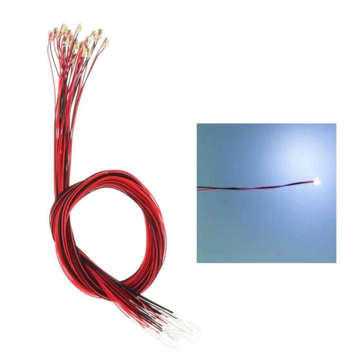 20x Pre Wired LED Light, Pre Soldered Wires Micro Litz Wired LED Leads ...