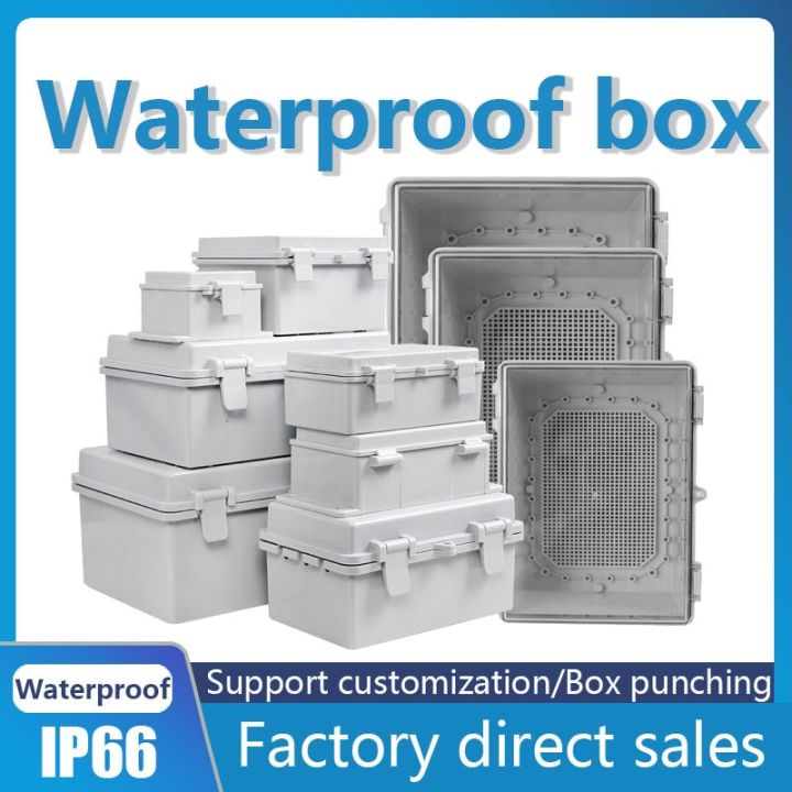 Ip66 Abs Pc Hinged Plastic Enclosure Waterproof Power Electrical ...