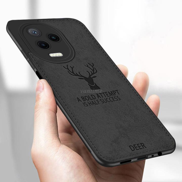 Vantime for Infinix Note 12 Pro 4G / Note 12 2023 Case Hybrid Fabric ...