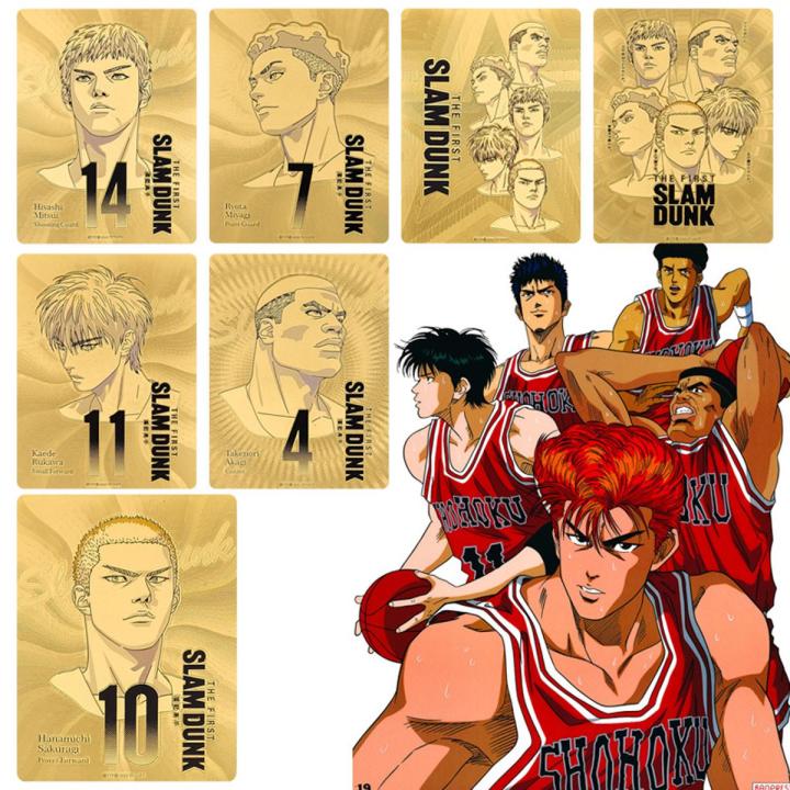 Japanese Comic Slam Dunk Master Seven Small Card Waterproof Plastic ...