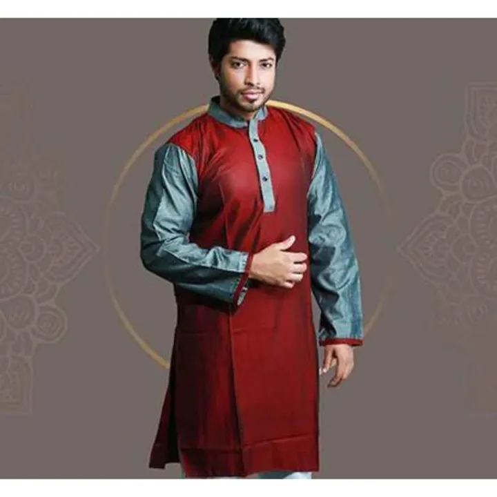Semi Long Panjabi for Men | Daraz.com.bd