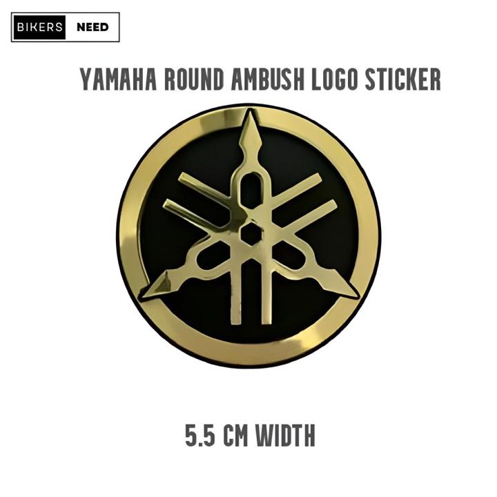 5.5 Cm Motorcycle ambush logo/ Tank body logo for Yamaha R15, MT15 ...