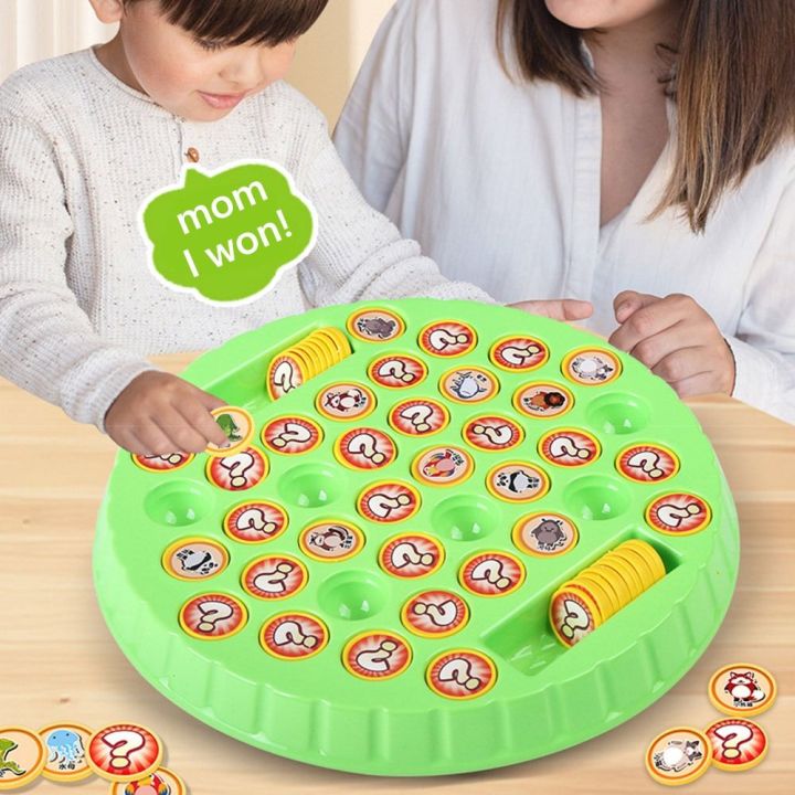 Creativity Round Memory Flip Chess with Chessboard Fruit Flip Memory ...