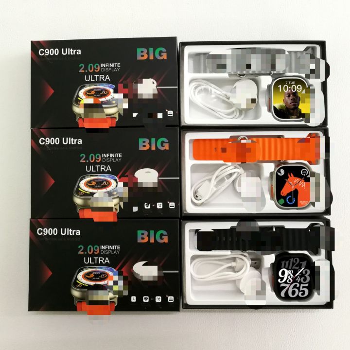 C900 Ultra smart watch, bluetooth call, heart rate measurement, large screen information, health ...