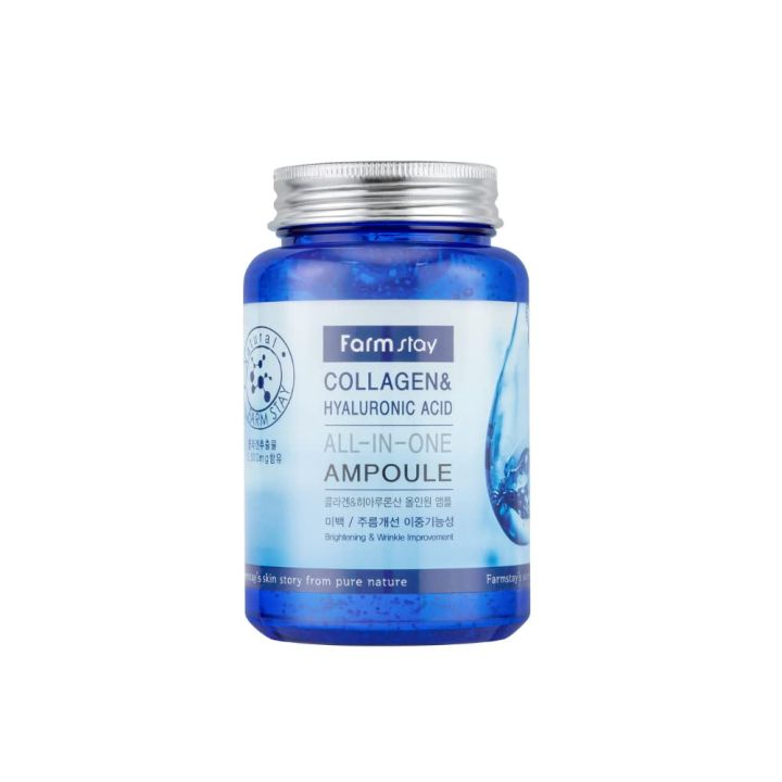 FARM STAY Collagen & Hyaluronic Acid All In One Ampoule 250 ml | Daraz ...