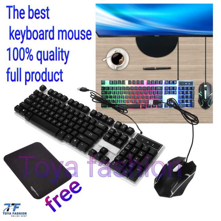 Gigasonic RGB-699GS Luminous Gaming Keyboard & Mouse Combo | Daraz.com.bd