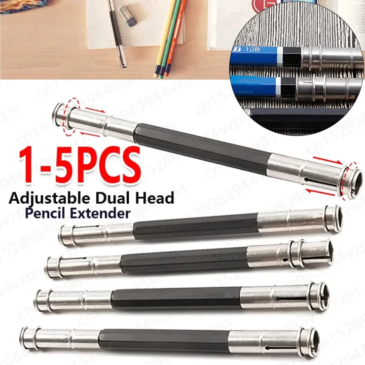 Dual-headed Art Write Tool Extender Adjustable Pencil Extension ...