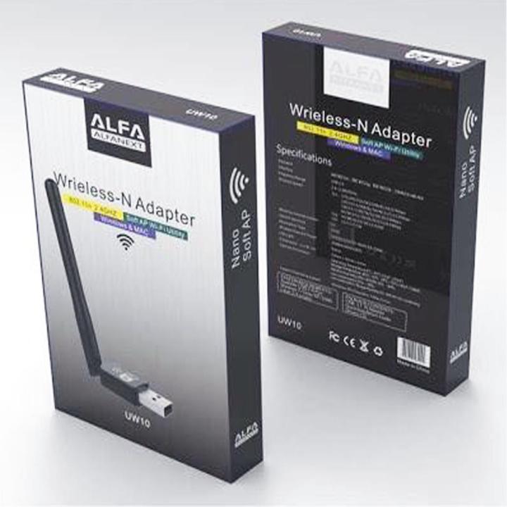 Alfa Net WiFi Fixed 3DBi Antenna Wireless-N USB Adapter | Daraz.com.bd