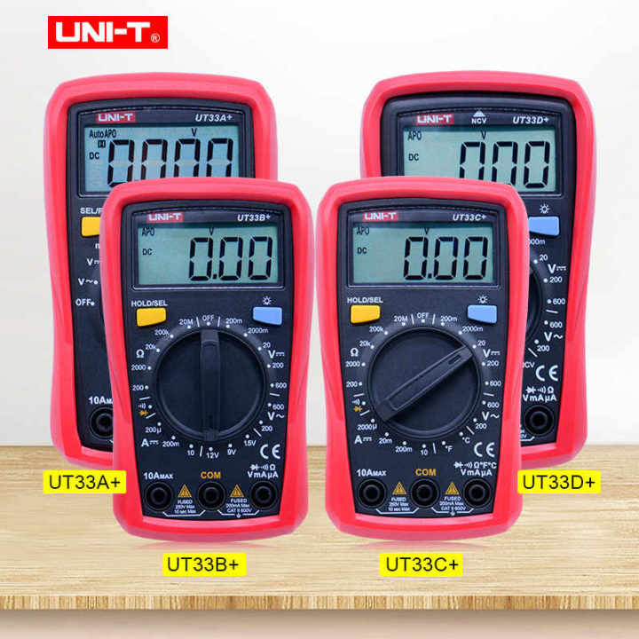 Multimeter Digital UNI-T UT33C(Plus), UT33B(Plus) with Buzzer | Daraz ...