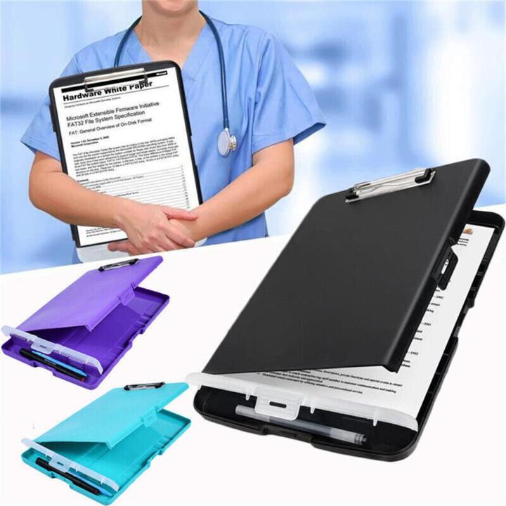 Portable Clipboard Storage School Supplies Clipboard A4 Clipboard With ...