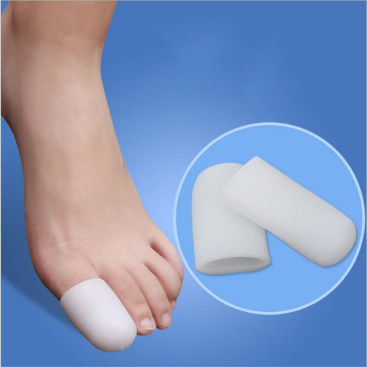 10pcs/5Pairs Silicone Thumb Sleeve Toe Cap Cover Protector for Corn ...