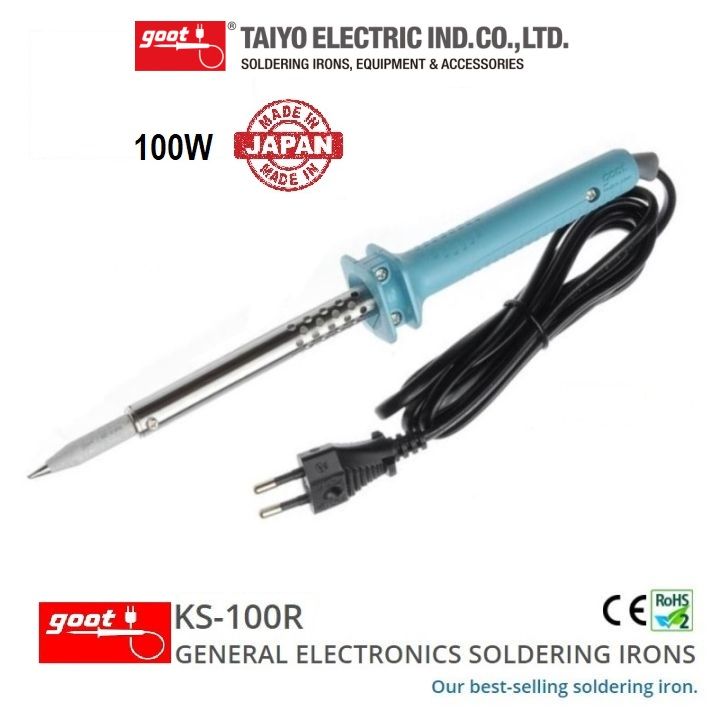 GOOT® KS-100R General Electronics Soldering Iron 100W Made in Japan ...