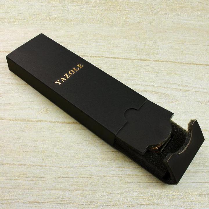 Black long watch folding box watch box packaging gift box | Daraz.com.bd