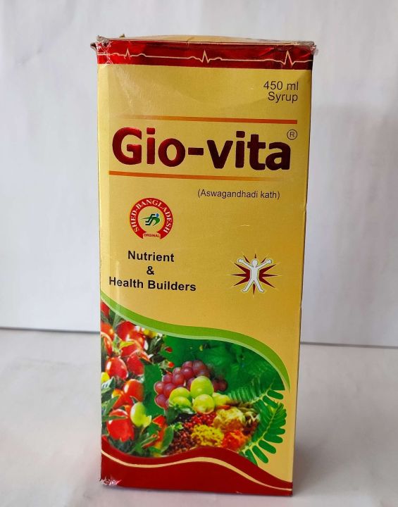Giovita Gio-Vita Gio vita 450ml syrup(1 bottle). | Daraz.com.bd