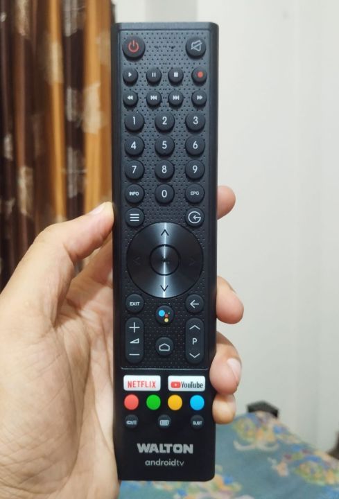 WALTON ANDROID TV VOICE CONTROL REMOTE | Daraz.com.bd