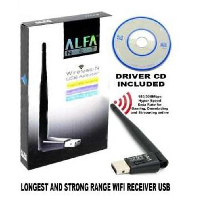 AUFA WiFi Receiver with high speed Antenna used for laptop & desktop computer with 6 month ...
