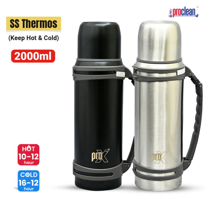 ProX Flask WB-2302 for Hot Drink Large 2L Thermal Flask Vacuum ...
