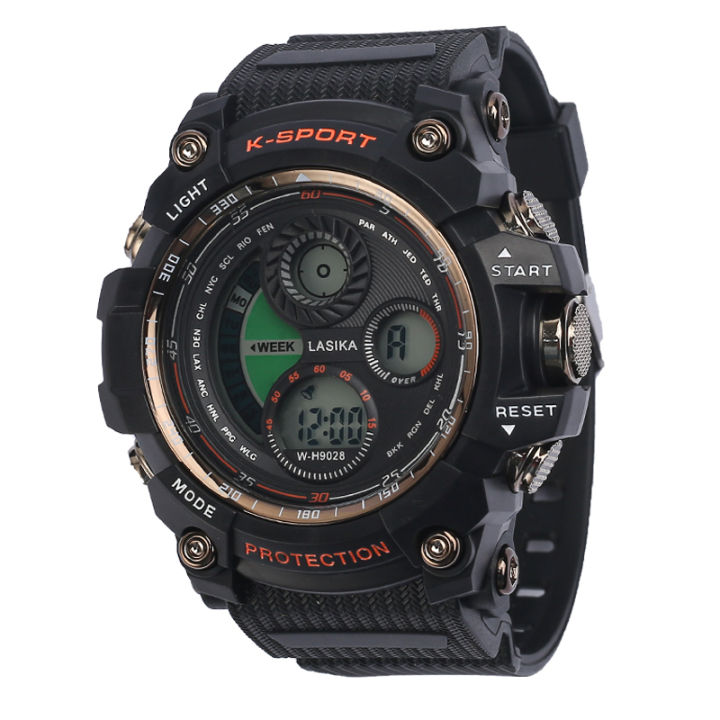 Lasika 9028 Chronograph, Auto Date, Shock Resistant Men's Waterproof ...