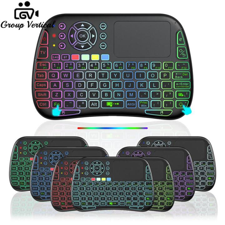 Group Vertical M9 Smart Wireless Mini Keyboard Bluetooth-compatible 2 ...