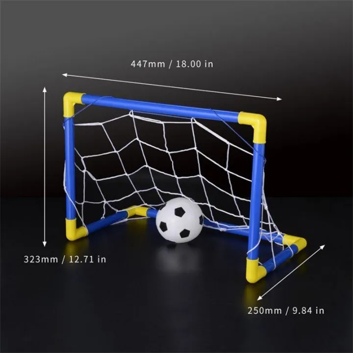 【Bestseller】 Indoor Mini Folding Football Soccer Ball Goal Post Net Set ...