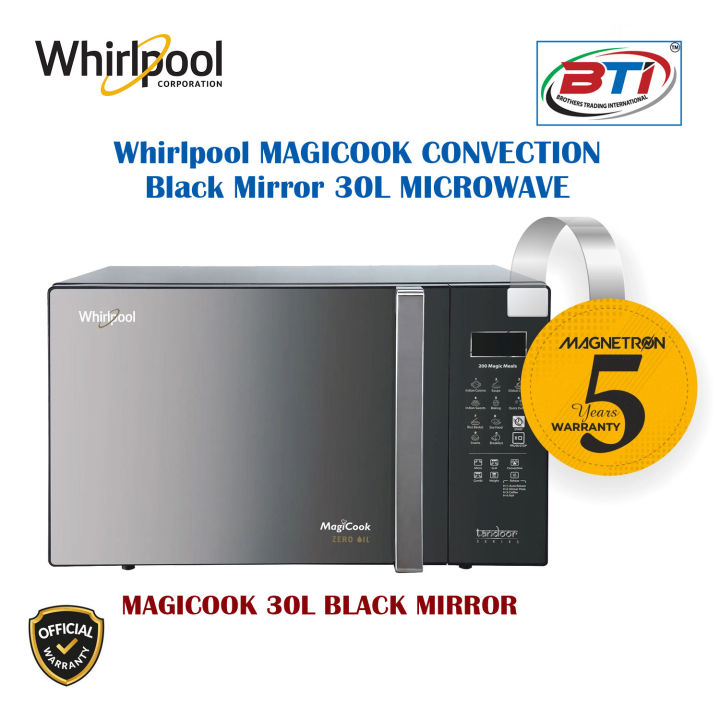 Whirlpool MAGICOOK CONVECTION Black Mirror 30L MICROWAVE | Daraz.com.bd