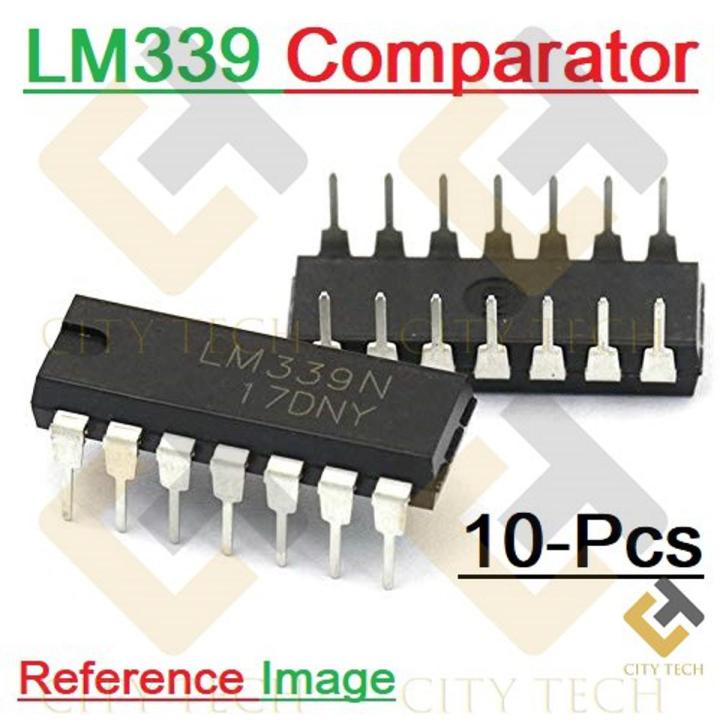 5Pcs LM339N LM339 LM 339 Low Power Low Offset Voltage Quad Comparator IC DIP 14 Pin Package ...