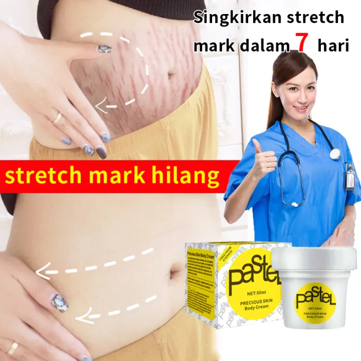 Pastel Precious Skin Body Cream 50ml Stretch Mark Repair and Whitening ...