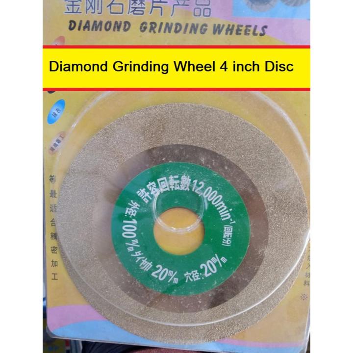4" Inch 100mm GRINDING WHEEL Disc Coated Grit 60 Stone Tools Sets For ...