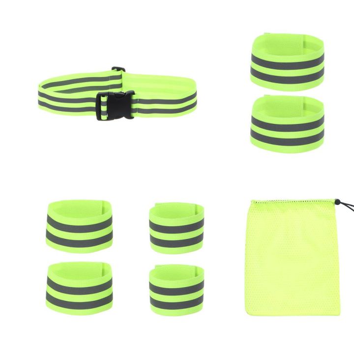 Cycling Night Walking Running High Visibility Luminous Wristband Glow ...