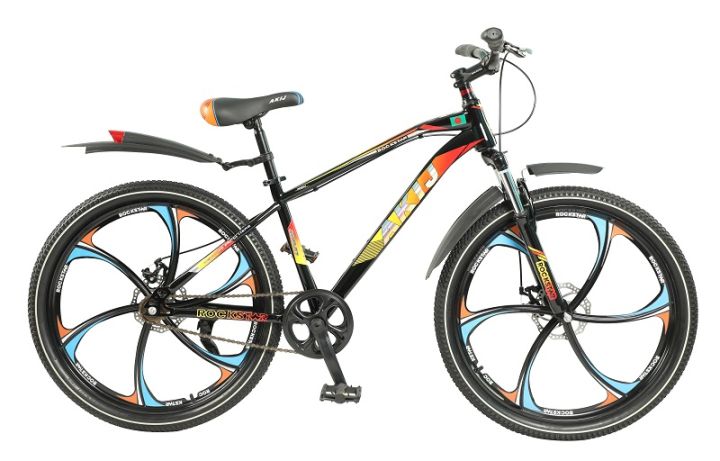 AKIJ BICYCLE AKIJ STEEL 1-SPEED ROCKSTAR 26RO-23 | Daraz.com.bd