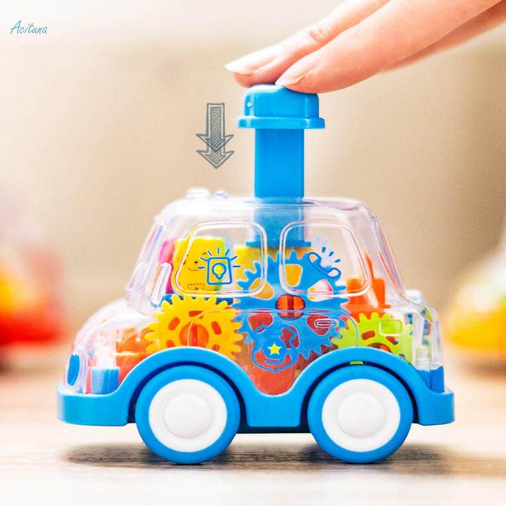 Gear Bus Toys Slide Car Early Educational Toys Interactive Toys with ...