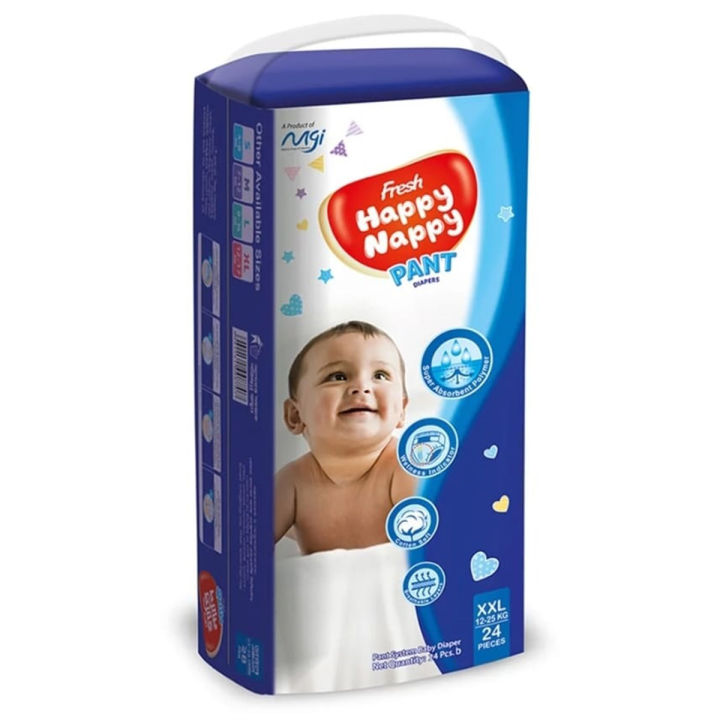 Fresh Happy Nappy Pant Diaper Stander XXL 12-25 kg | Daraz.com.bd