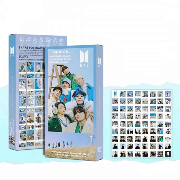 KPOP BTS Postcard 204 Pcs/Set BTS Lomo Cards Bantan Boys MAP OF THE ...