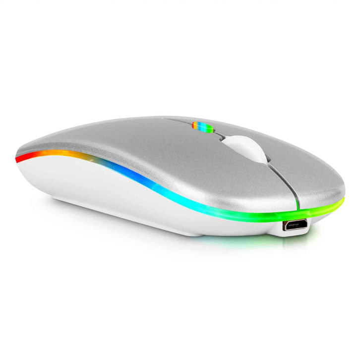 Rechargeable Wireless High End Ultra-thin Type C Mouse 2.4Ghz Optical ...