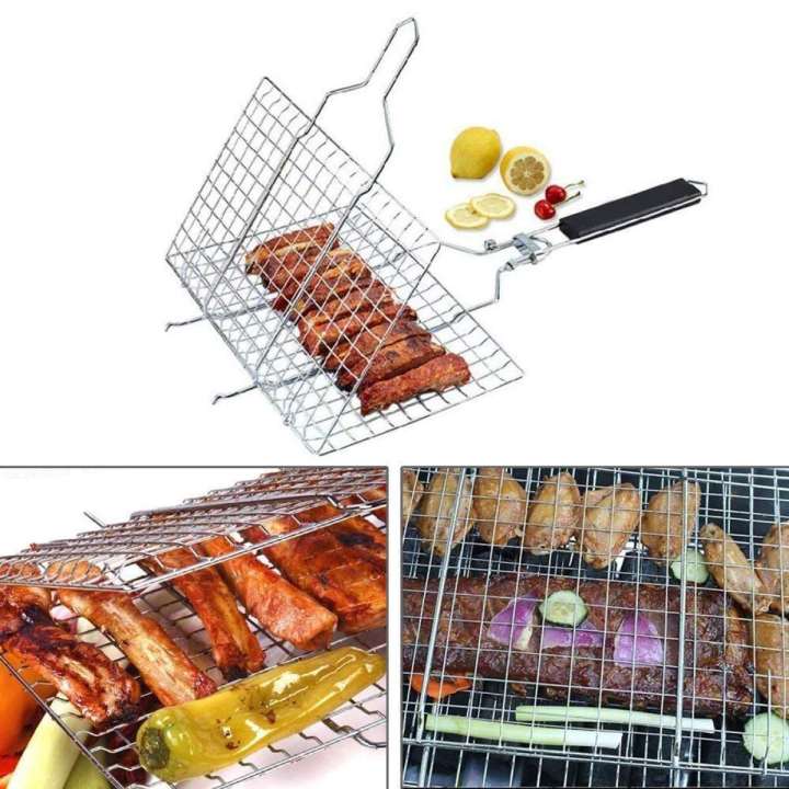 Stainless Steel BBQ Grill Maker Net | Daraz.com.bd