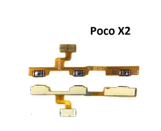 For Poco X2 Power Volume Side Key Button Flex Cable On Off Switch Flex ...