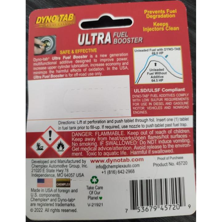 Car Fuel Additives ( Dyno Tab) | Daraz.com.bd