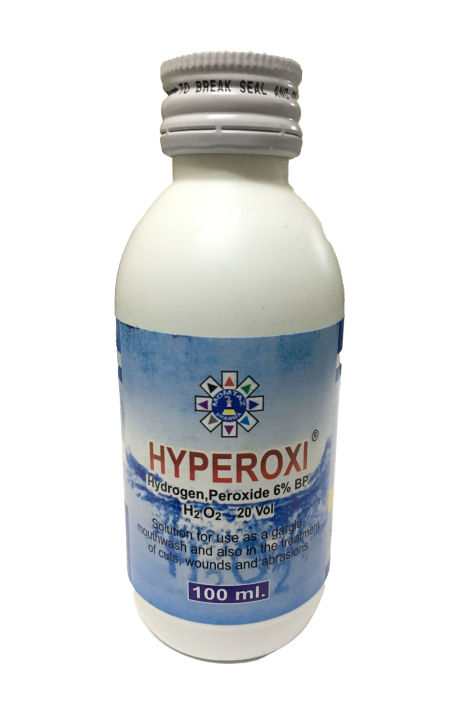 5 pcs 100 ml Hydrogen Peroxide Solution, Momtaz Hyperoxi, H202 ...