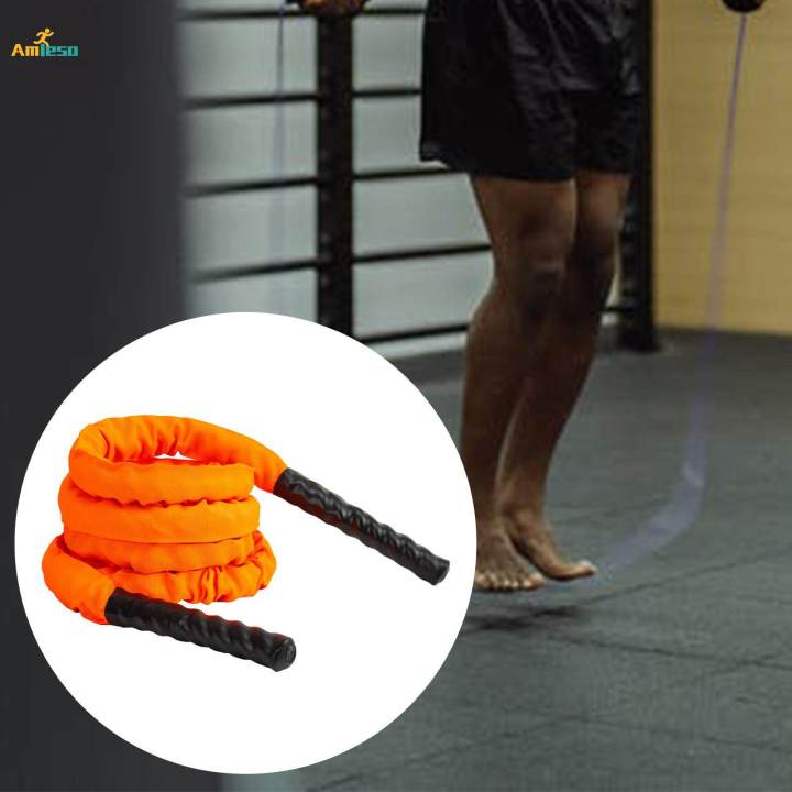 Polyester Weighted Skipping Rope Full Body 38mm Jump Ropes for Men ...