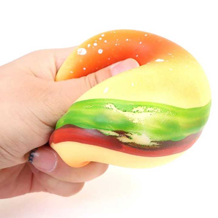 Jumbo Slow Rising Squishy Stress Relief Toy for Kids - Burger/88 ...
