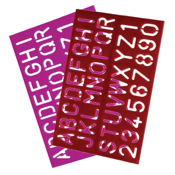 Lettering Stencil Set Letters Alphabet Number | Daraz.com.bd