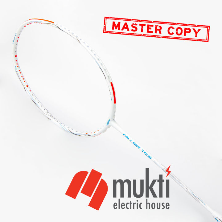 MAXBOLT Gallant Tour White Badminton Racket Bat Duplicate Master Copy ...